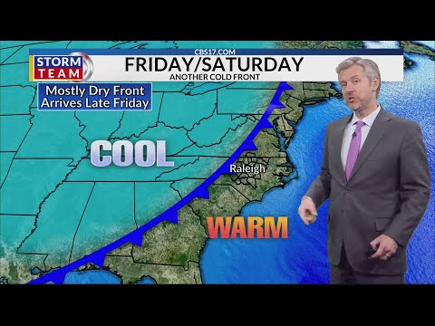 North Carolina Weather Forecast Monday October 28 2024 CBS 17 Wes Hohenstein
