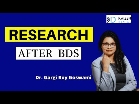 Research After BDS | Dental Genetics | Dr Gargi Roy Goswami