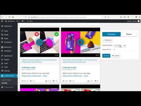 How To Embed/Integrate Videos of a YouTube Channel on WordPress Website | Curator Studio YouTube