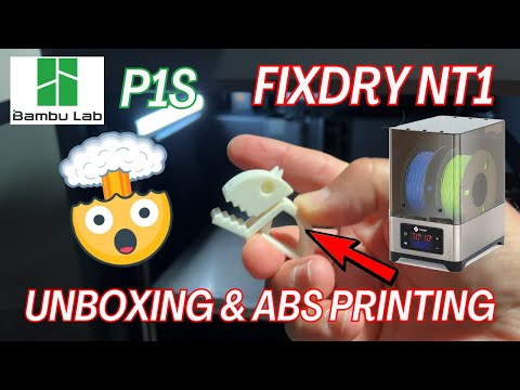 Beginner ABS Bambu P1S FixDry NT1 Filament Dryer Tips Tricks and MORE!