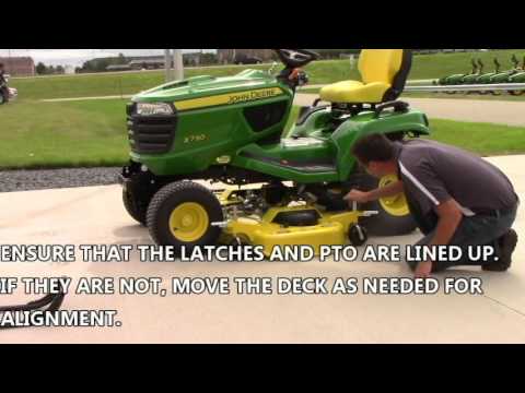 Minnesota Equipment X730 2WD Mower Deck Removal/Install