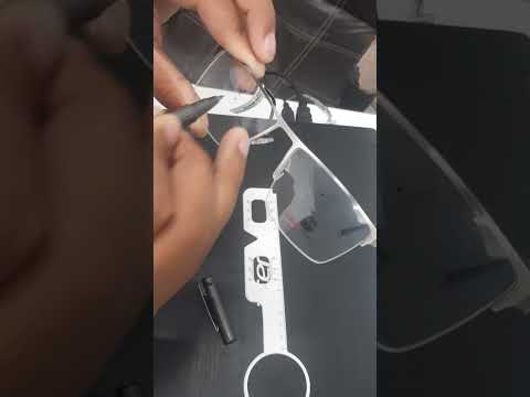 How to mark PD in the frame (Eyeglasses)