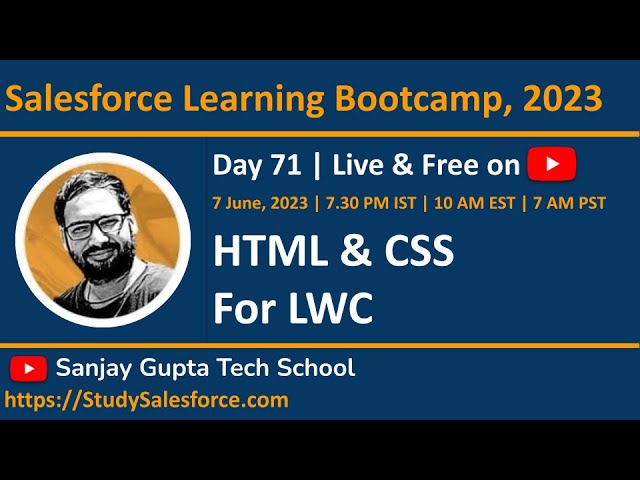 Mastering HTML and CSS for Lightning Web Components: Insights from Day 71 of Salesforce Bootcamp ...