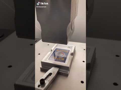 How: Graded card slabs seal #psa #gma #slabs #tradingcards #pokemon #sports #gradedcards #grade