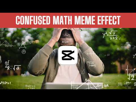 How to Create the Confused Math Meme Effect in CapCut PC | Step-by-Step Tutorial