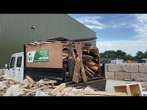 Different Waste Loads Tipped - Bournemouth, Dorset - DMG Waste Management.