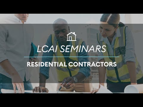 LCAI Residential Contractors Short Overview