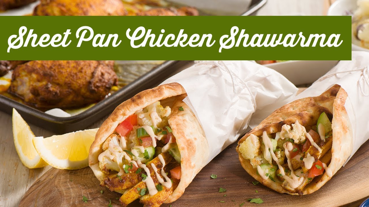 Sheet Pan Chicken Shawarma