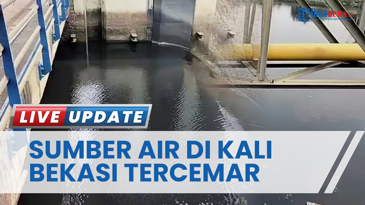 Kali Bekasi Tercemar Limbah Berwarna Hitam Pekat dan Berbau Tak Sedap ... Kali Bekasi Tercemar Limbah Berwarna Hitam Pekat dan Berbau Tak Sedap ...