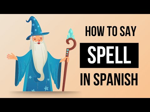 How to say SPELL in Spanish - Fun Spanish vocabulary