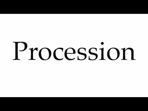 How to Pronounce Procession