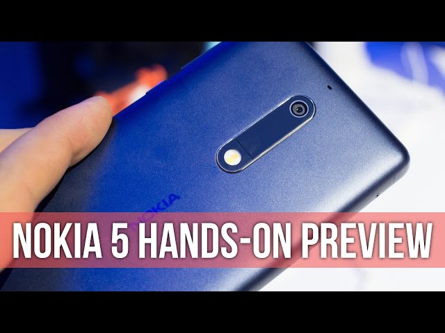Nokia 5 hands-on preview: bouncing back on stock Android - PhoneArena