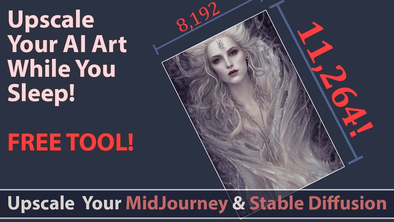 Upscale your MidJourney & Stable Diffusion image dimensions overnight!