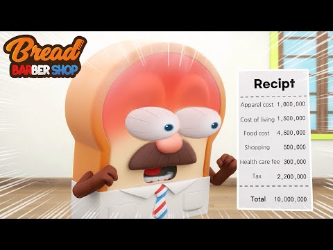 BreadBarbershop3 | The cost of the card is weird | english/animation/dessert