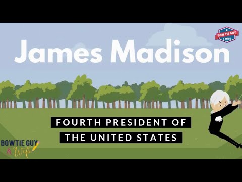 James Madison - Educational Social Studies & History Video for Elementary School Students & Kids