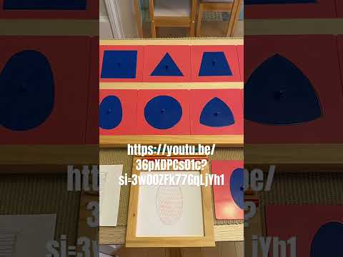 Montessori Metal Inset Introduction #montessori