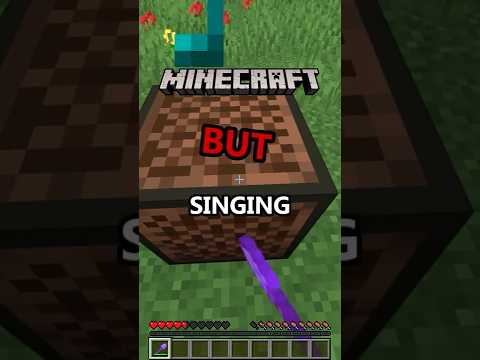 Minecraft, but if I STOP singing BELIEVER the video ends #Shorts