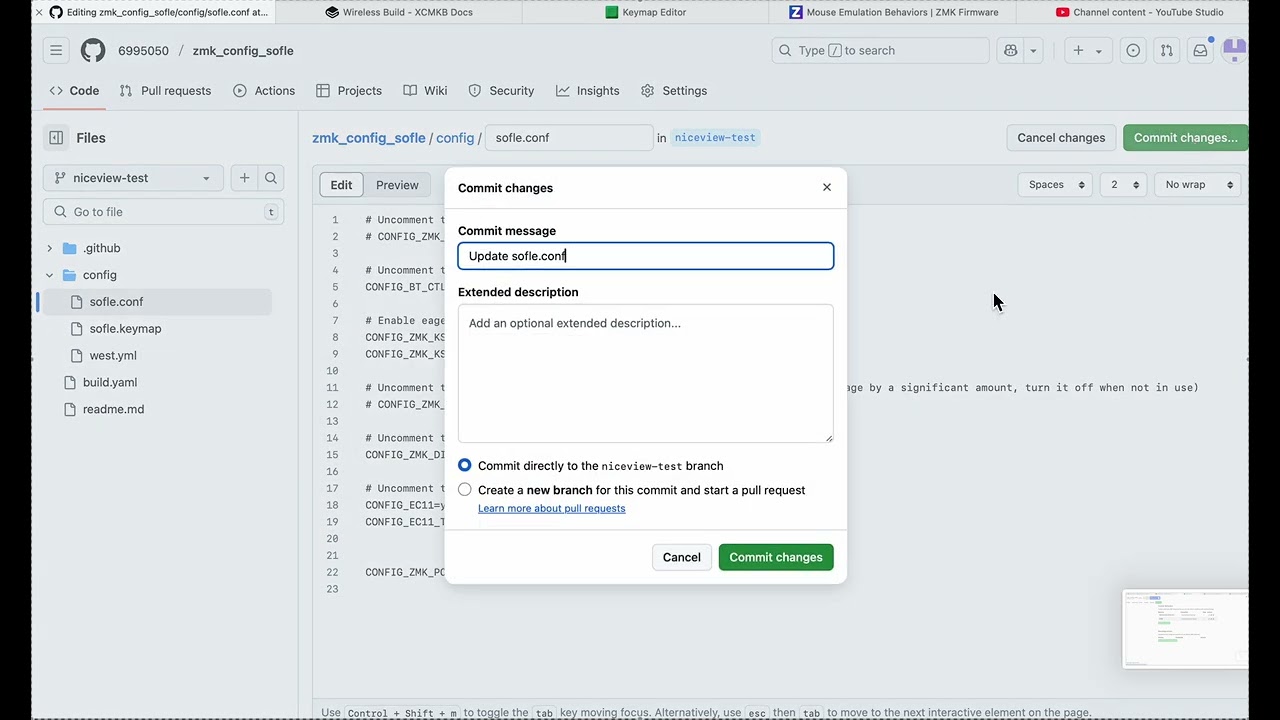 How to Enable Mouse Keys in ZMK through Keymap Editor & Github Editor