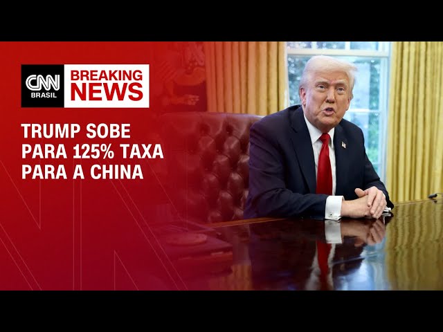 Trump limita tarifas recíprocas em 10% por 90 dias; China tem taxa de 125% | CNN Brasil