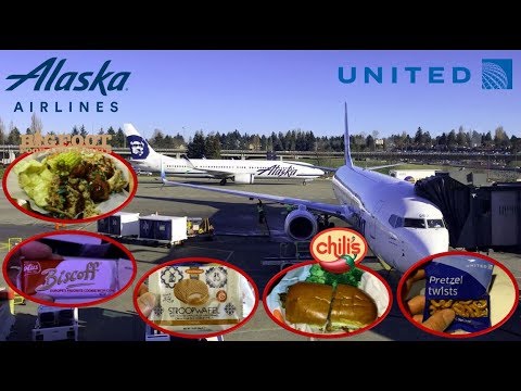 Airline & Airport Food Review | Alaska & United Airlines