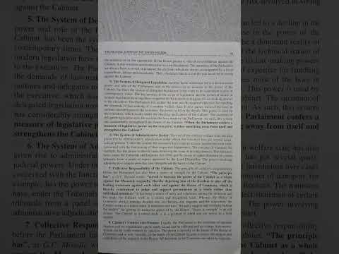 What is meant by delegated legislation in the British Parliament?#youtubeshorts