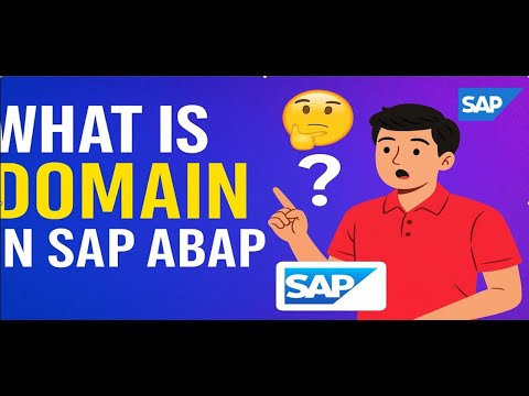 Part 1 - What is Domain in SAP ABAP