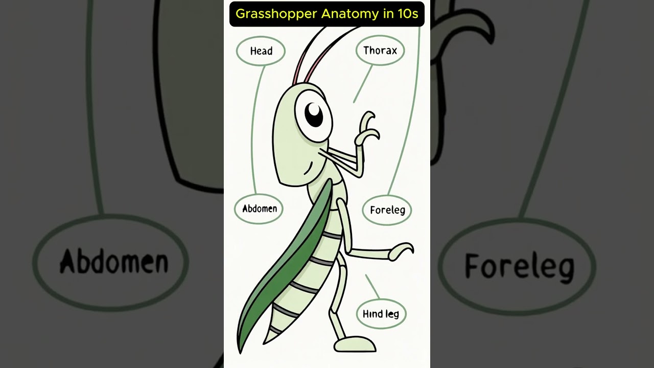 Exploring the Cute Grasshopper