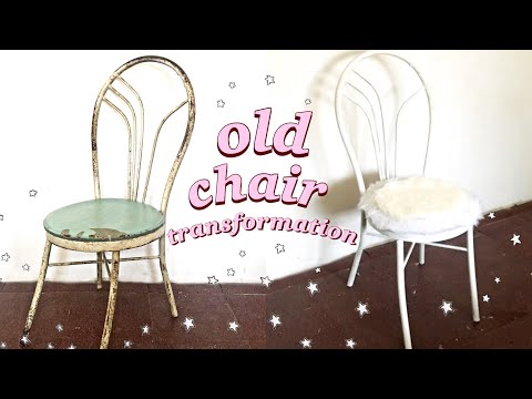 80 Pesos Old Chair Transformation - Philippines