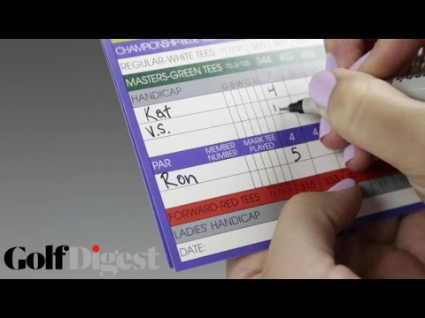 How To Golf with Kathryn Newton: How To Keep Score
