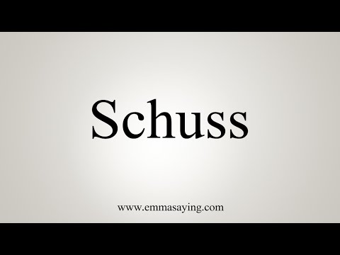 How To Say Schuss