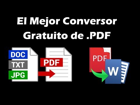 El mejor programa gratis para convertir archivos PDF