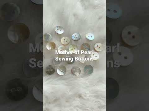 Mother of Pearl Sewing Buttons #etsy #buttons #pearl