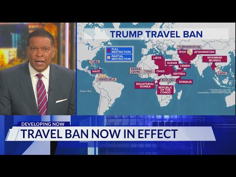 Travel Ban is now in effect for several countries under Trump's orders