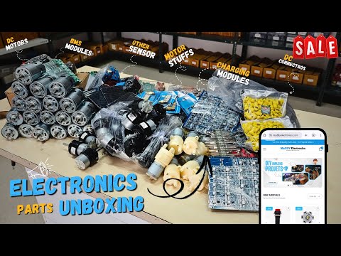 Cheapest Electronic Components Unboxing  | Best Place to Buy Electronic Parts Online in India MaDDy