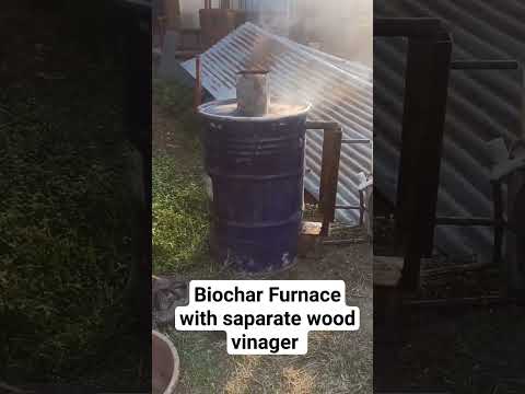 Wood Vinegar | Biochar Machine | Furnace | Biomass to Biochar | Charcoal Furnace #machine #biochar