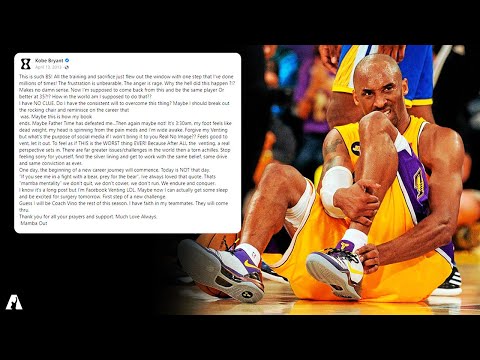 Kobe Bryant's Emotional Facebook Post After Achilles Injury by Jimmy Kimmel |MUST WATCH|