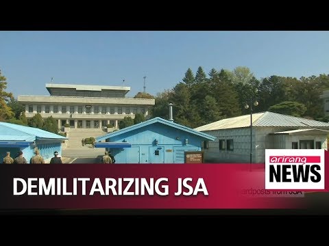 Two Koreas, UNC verify withdrawal of weapons and guardposts from JSA