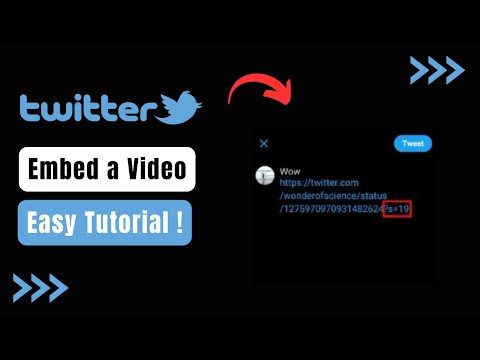 How To Embed Video On Twitter - Easy Tutorial !