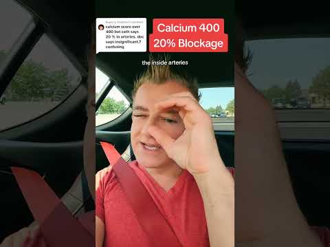 How can I have a calcium score of 400 and only a 20% blockage in my artery? #calcium #CAC #coronarya