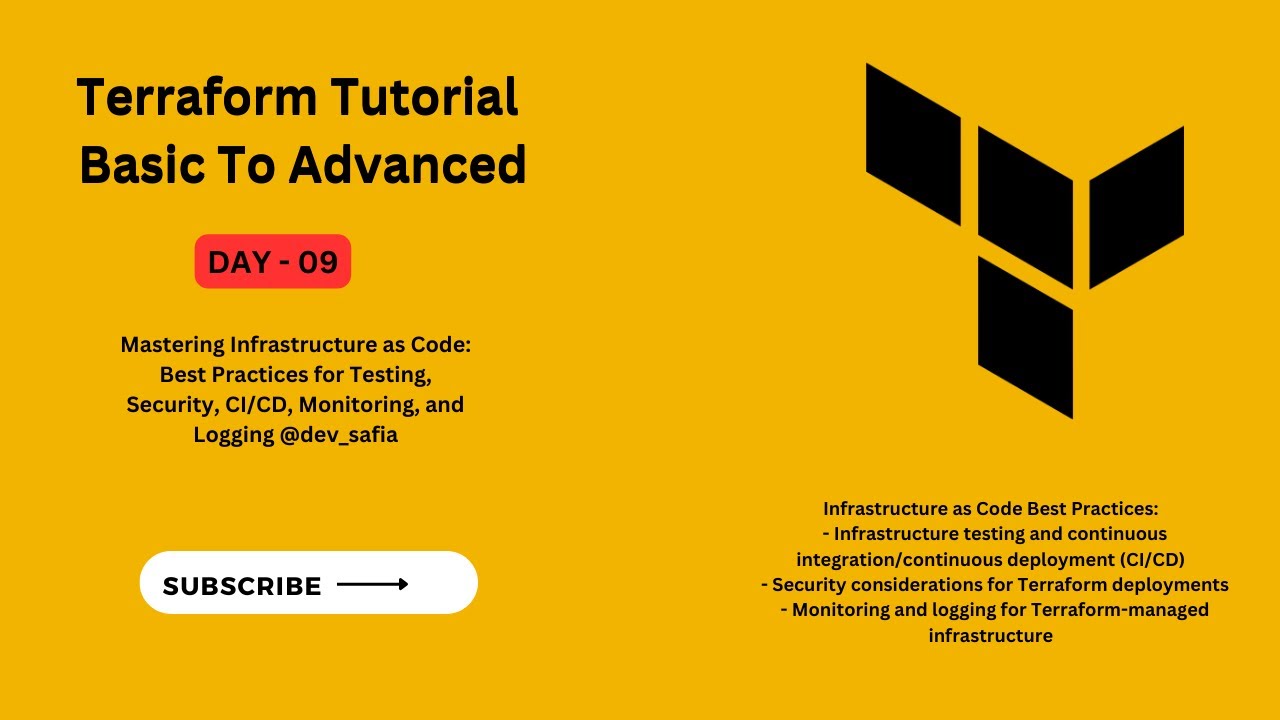 Mastering Infrastructure as Code: Best Practices for Testing, Security,CI/CD, Monitoring,and Logging
