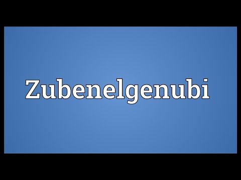 Zubenelgenubi Meaning