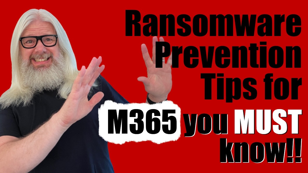 M365 Ransomware Prevention Tips by MVP Peter Rising