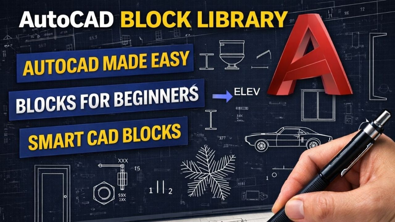 AutoCAD Block Library Explained | Save Hours of Work