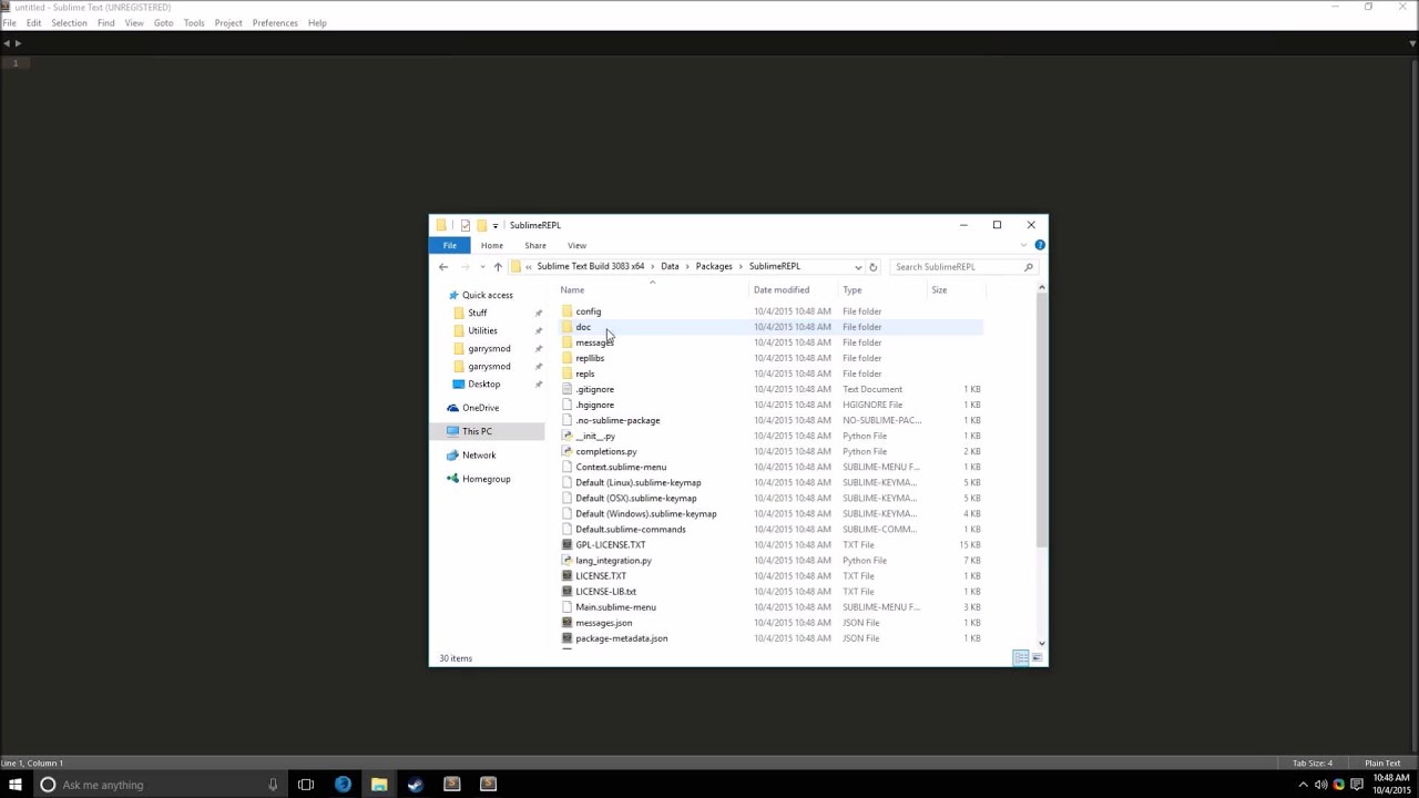 Running Python Code With SublimeREPL