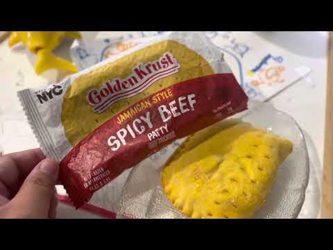 Jamaican Patty from the dollar store - Microwave Taste Test