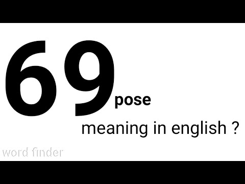 69 pose meaning in english …