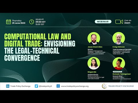 Computational Law and Digital Trade: Envisioning the Legal-Technical Convergence