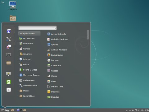 Debian 8 RC1 Cinnamon Desktop amd64. Install and review.