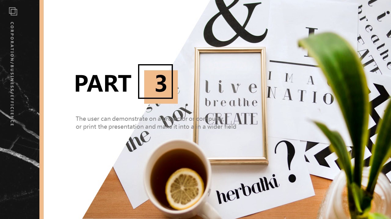 Business plan design presentation