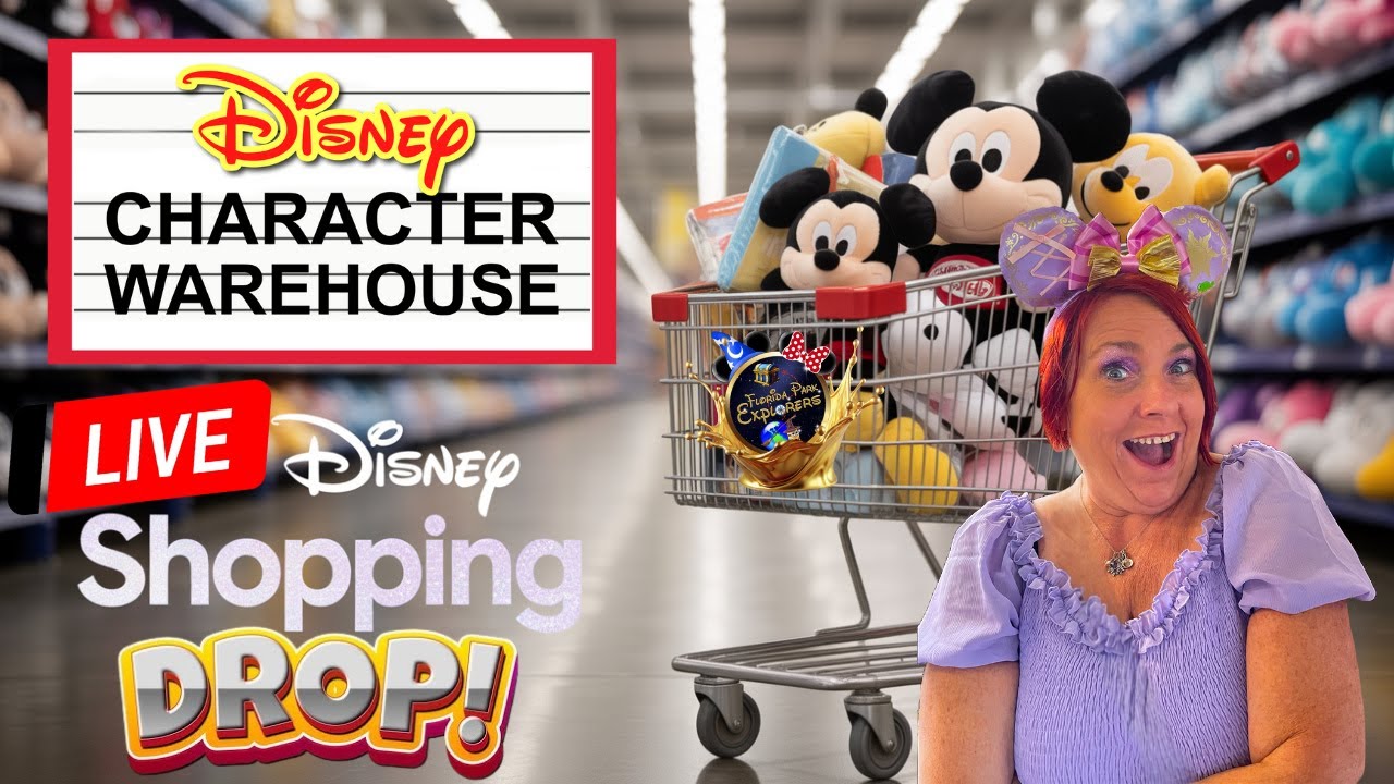 LIVE SHOPPING at Disney’s Character Warehouse